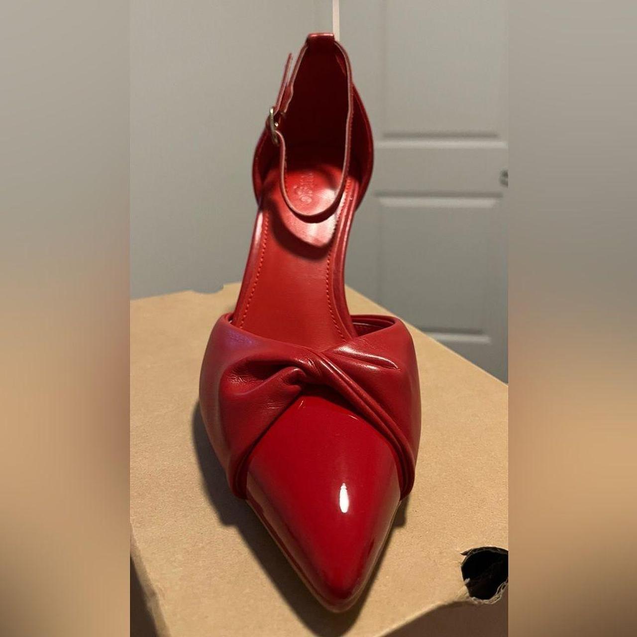 Red 4 inch heels Hot mama red 4inch heels - Depop