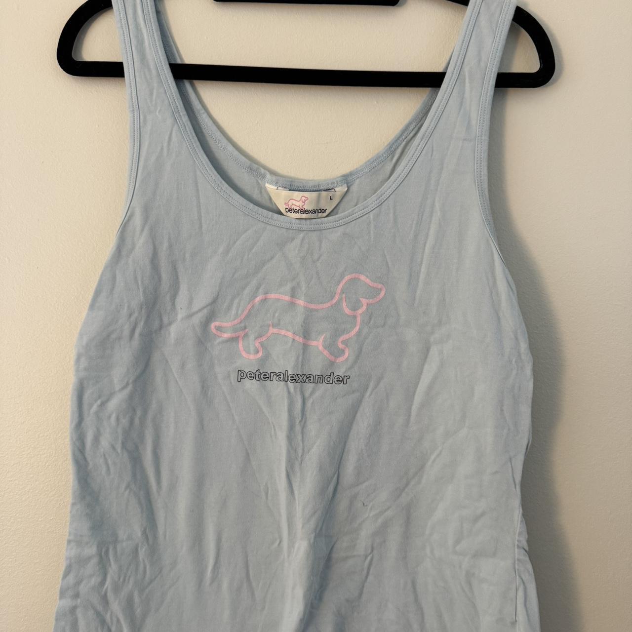 PETER ALEXANDER PENNY TANK 🩵 size L but can fit M... - Depop