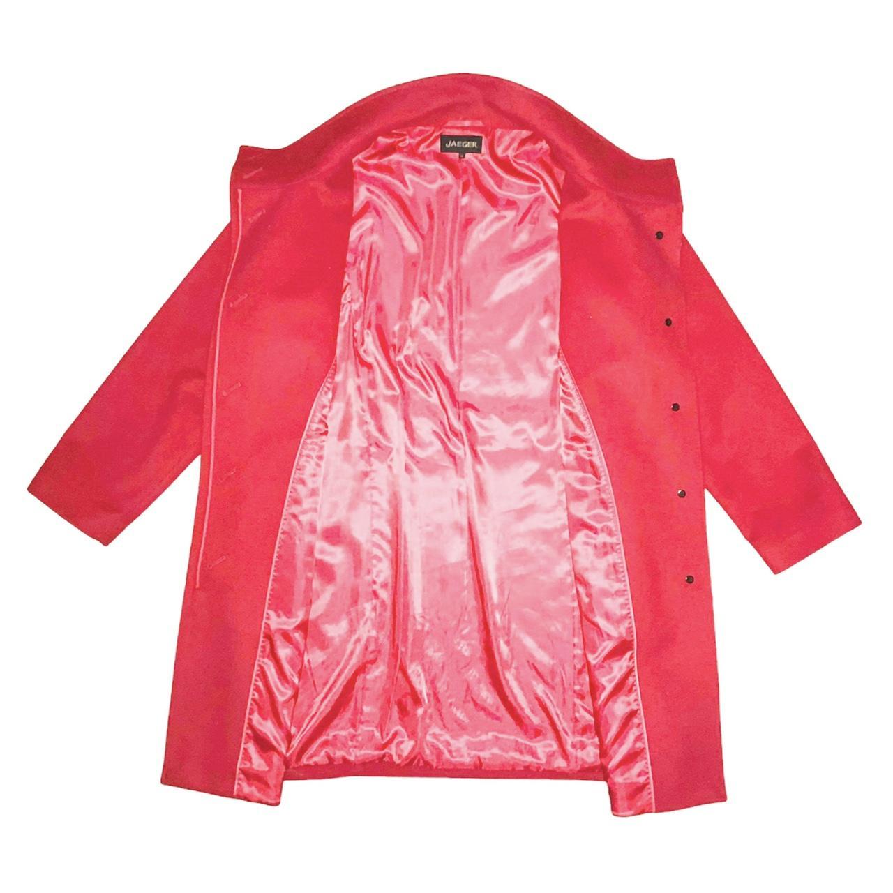 Jaeger Women's Red Coat | Depop