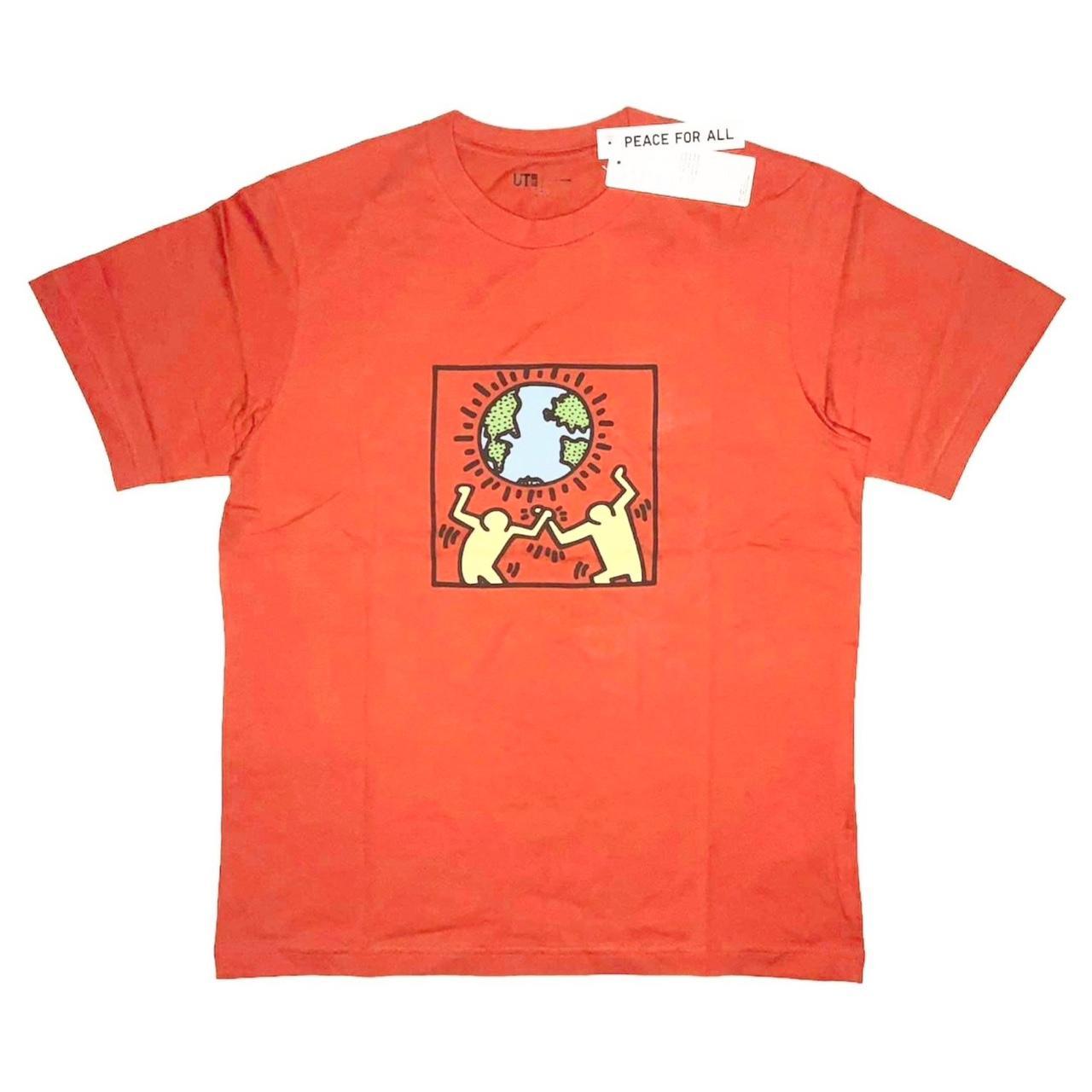 UNIQLO Men's Orange T-shirt | Depop