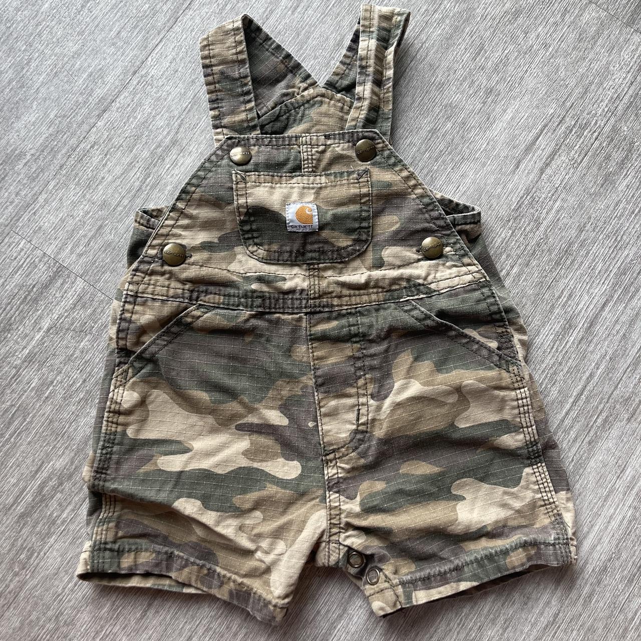 Carhartt Infant Camouflage Overalls ~ Size: 3... - Depop