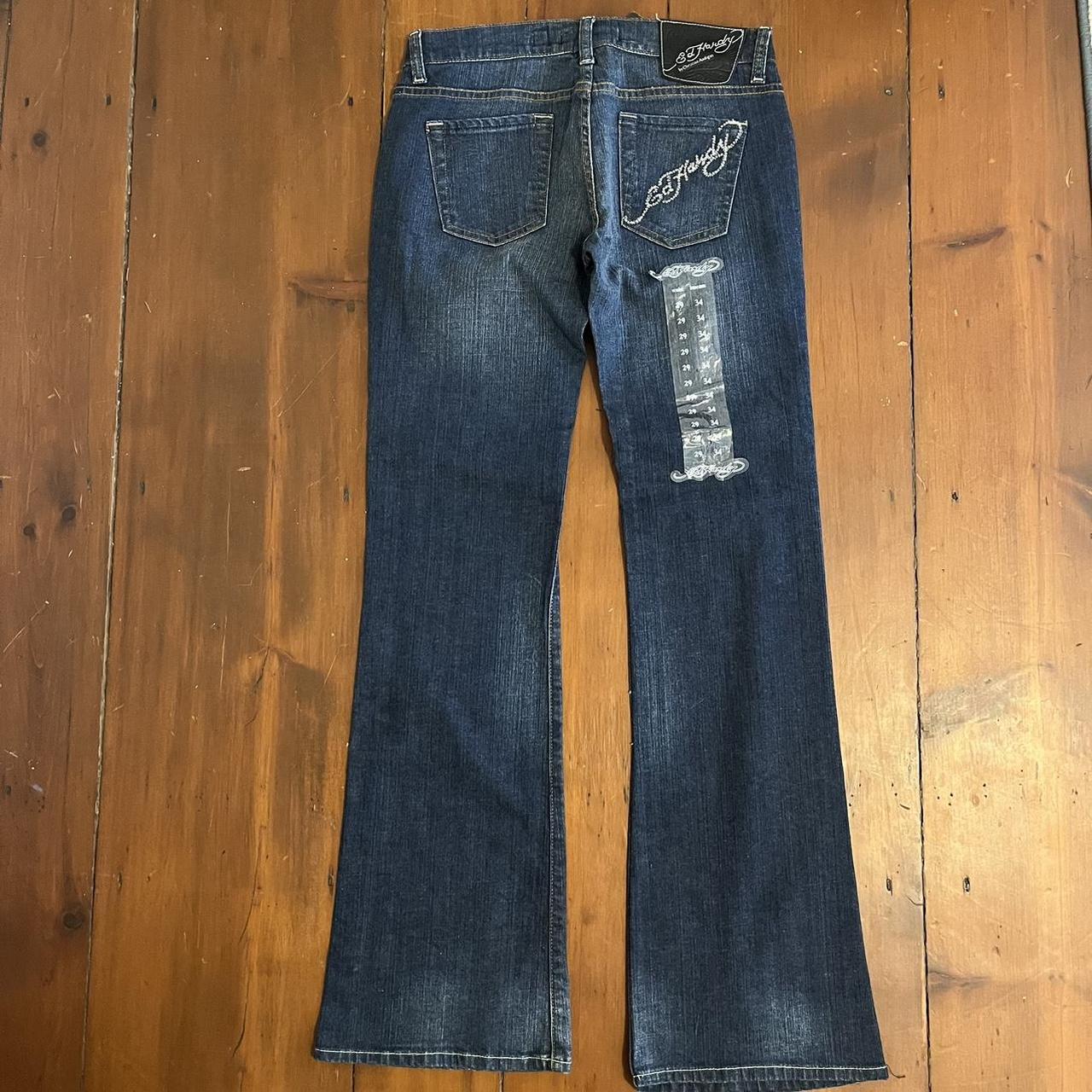 Brand new Ed Hardy rhinestone jeans Never worn -... - Depop