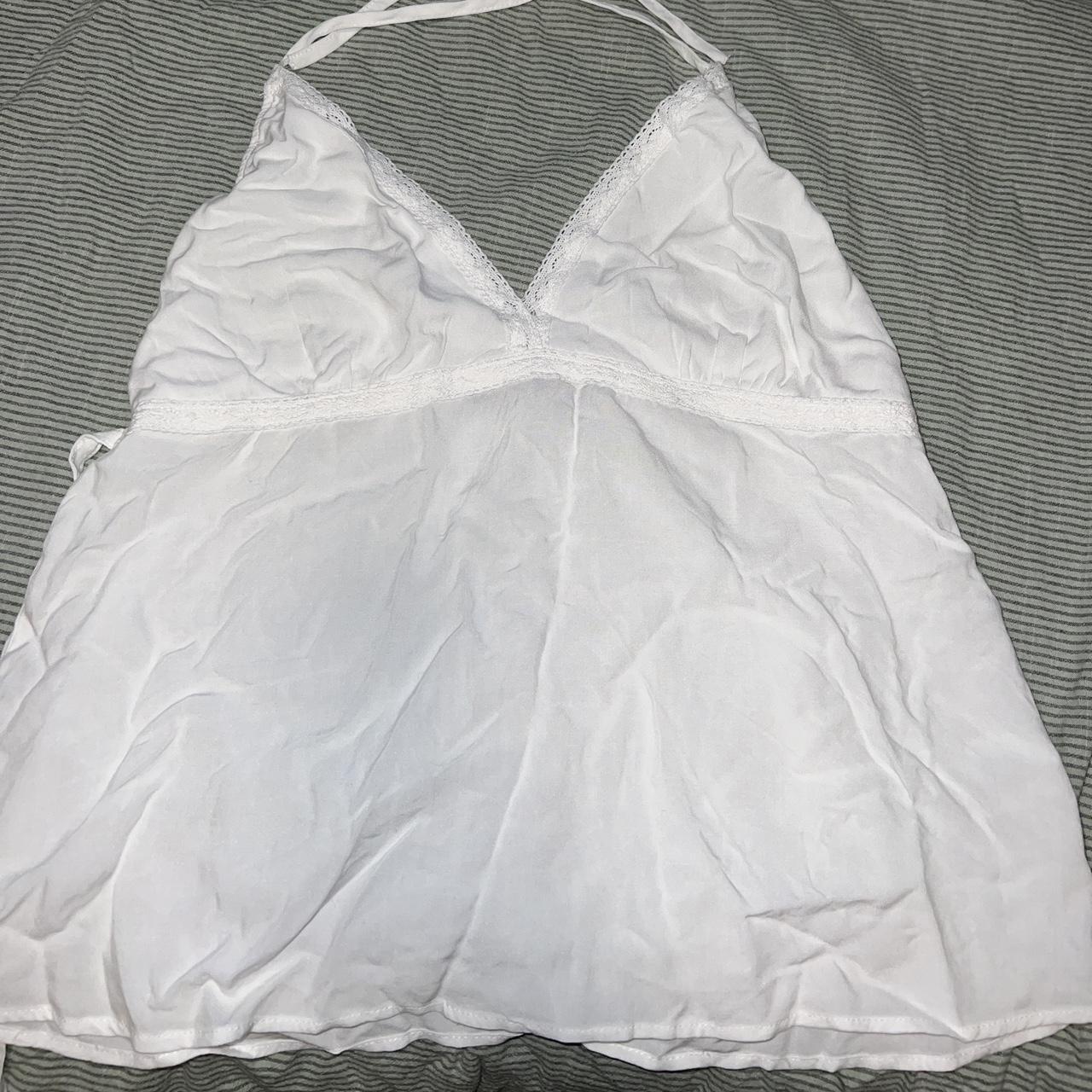 Brandy melville halter top white love the front... - Depop