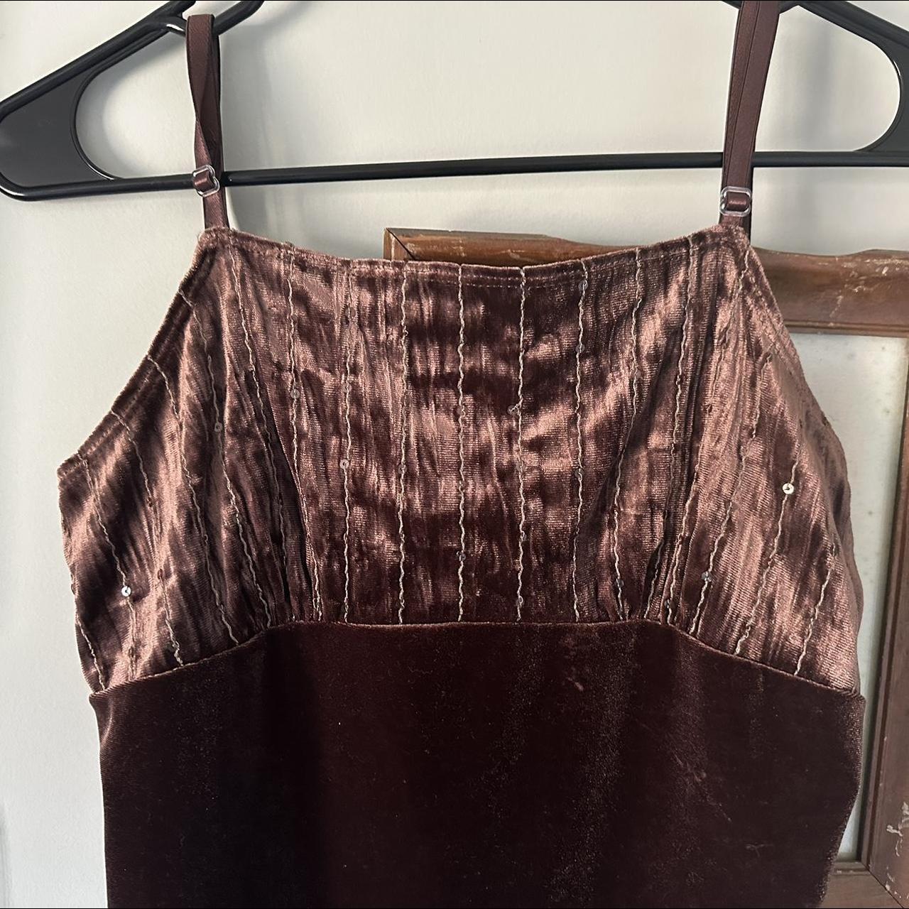 🎀y2k brown tank 🪷super cute brown tank! - Depop