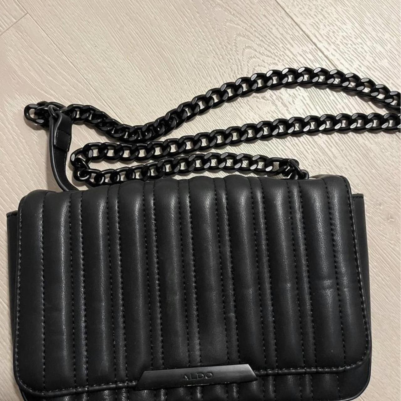 Black 90’s style going-out bag Black bag on black... - Depop