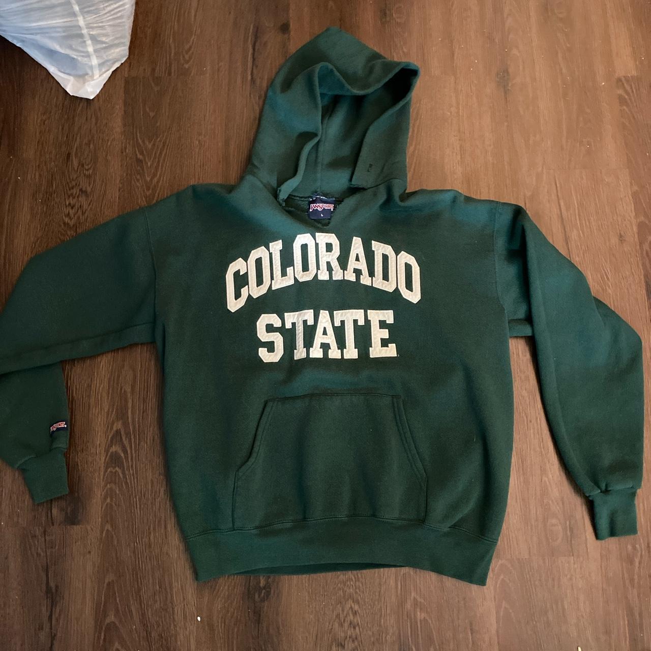 Vintage Colorado state hoodie size large. No stains,... - Depop