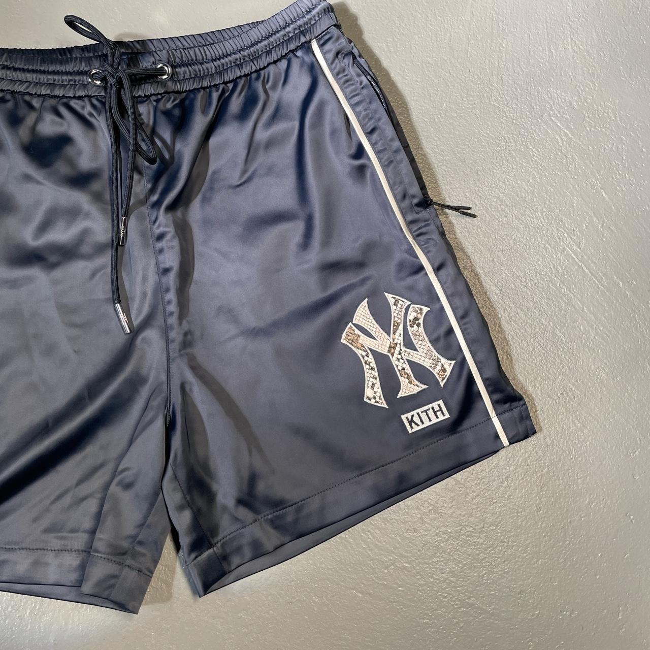 KITH YANKEES SNAKE SKIN SHORTS MENS SMALL LIKE NEW... - Depop