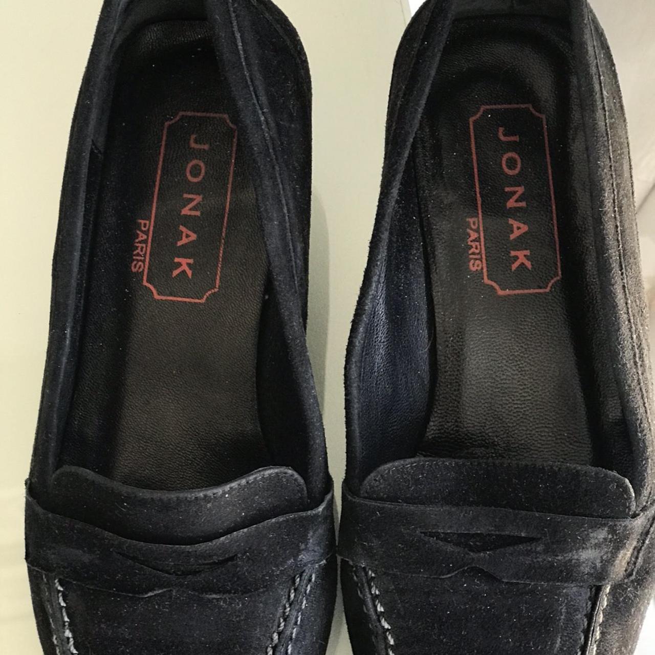 Jonak Paris brand, genuine suede kitten heel shoes,... - Depop