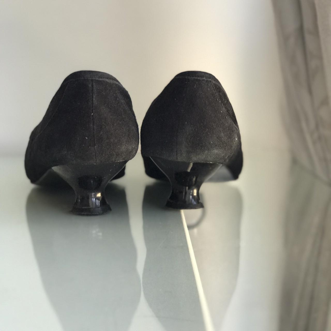 Jonak Paris brand, genuine suede kitten heel shoes,... - Depop