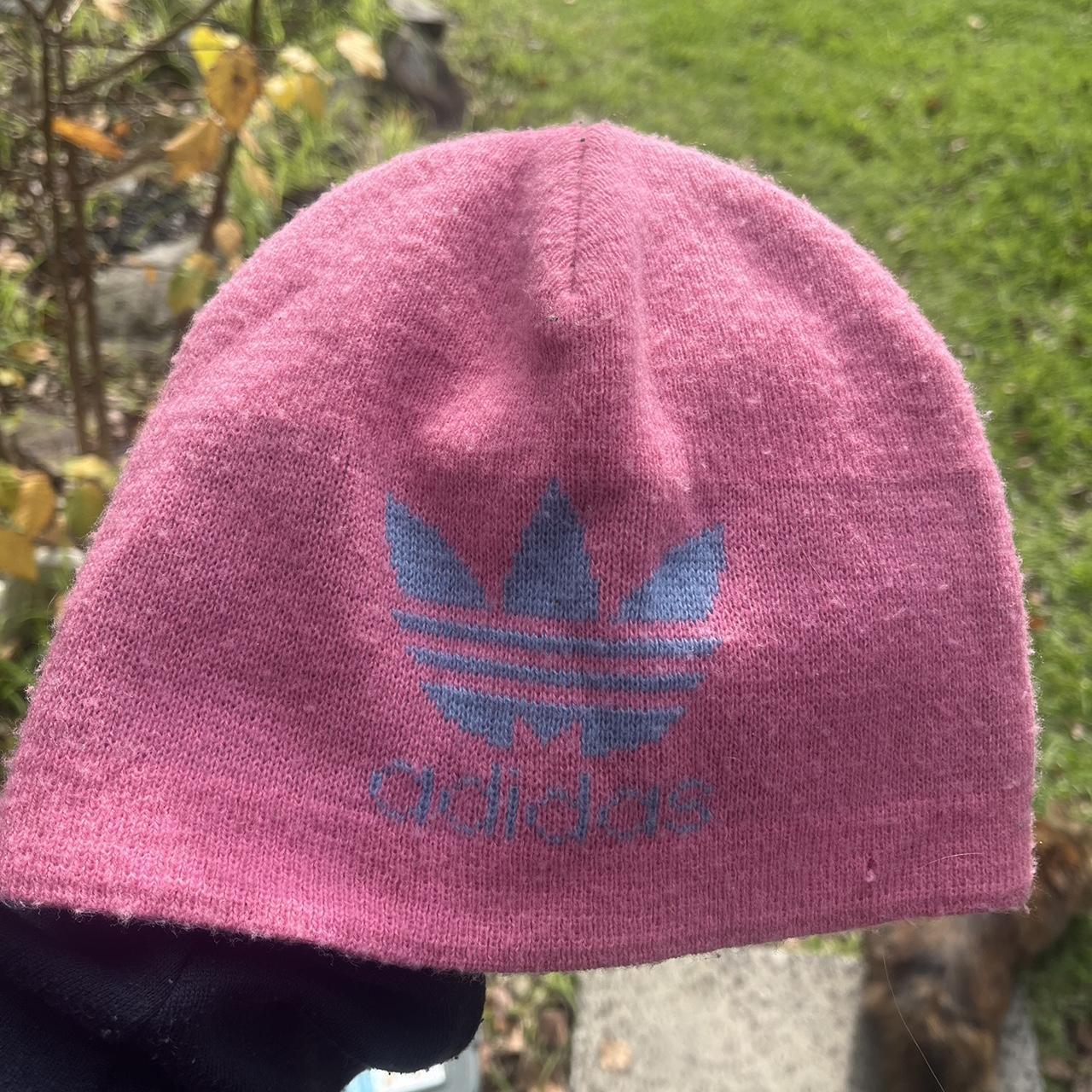 Pink adidas beanie - Depop