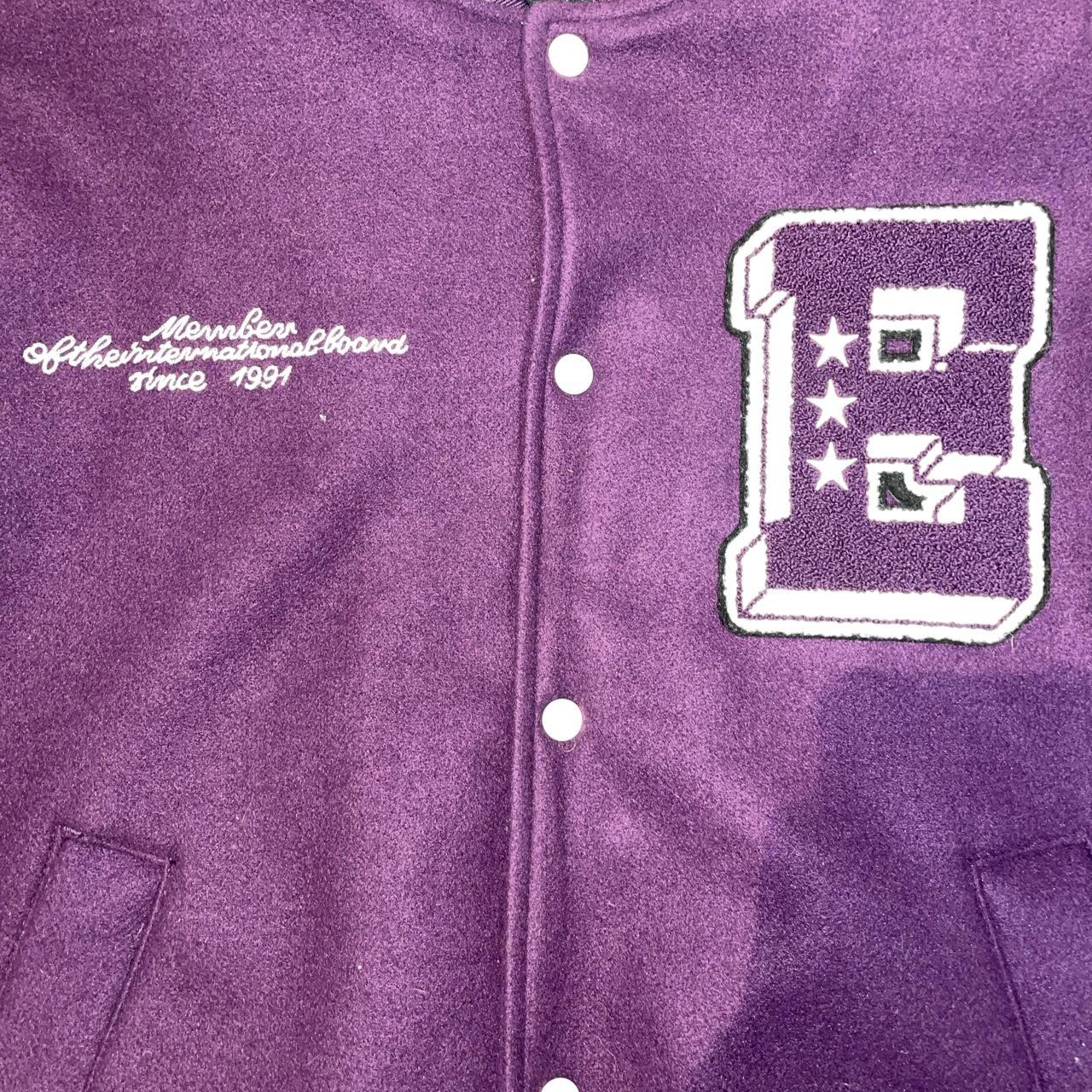 Varsity Jacket Purple Varsity Jacket In good... - Depop