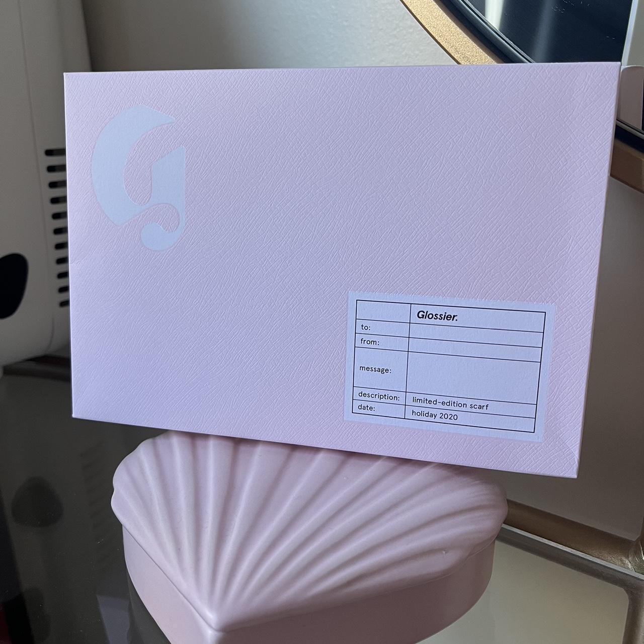 glossier G pal scarf -never opened, still in... - Depop