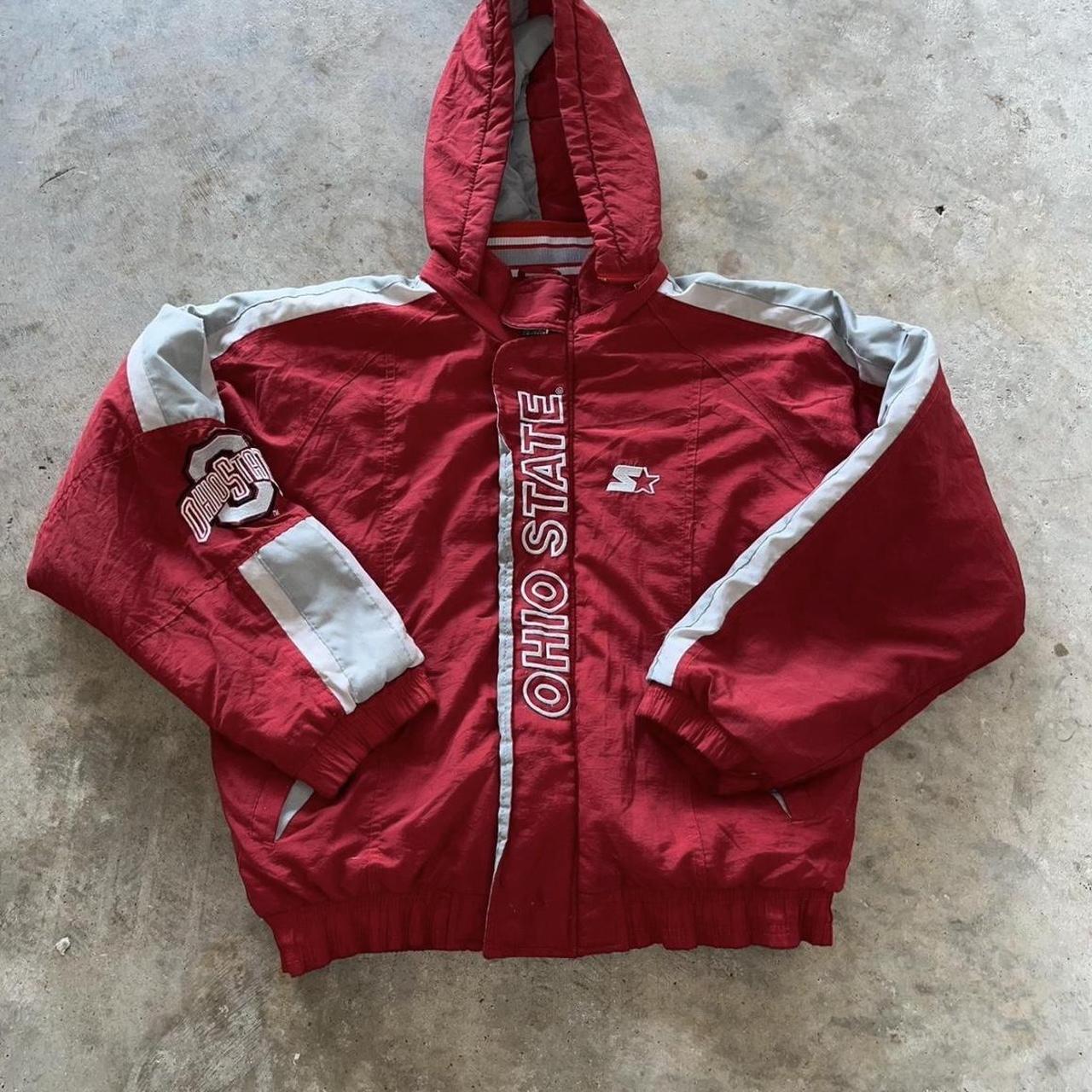Vintage Starter Ohio State puffer jacket with minor... - Depop