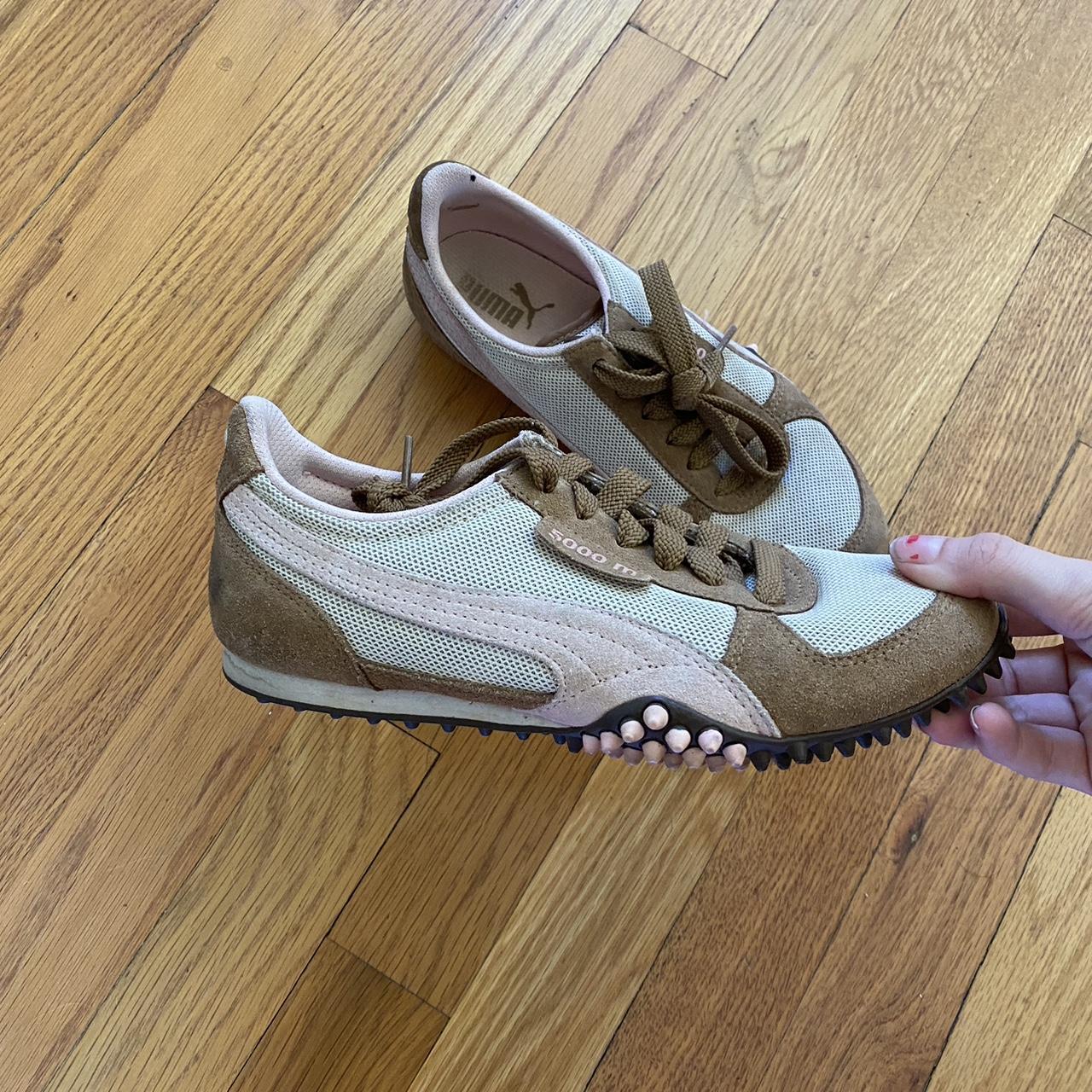 Super cute puma shoes. Fit like a 5 1/2/6 in great... - Depop
