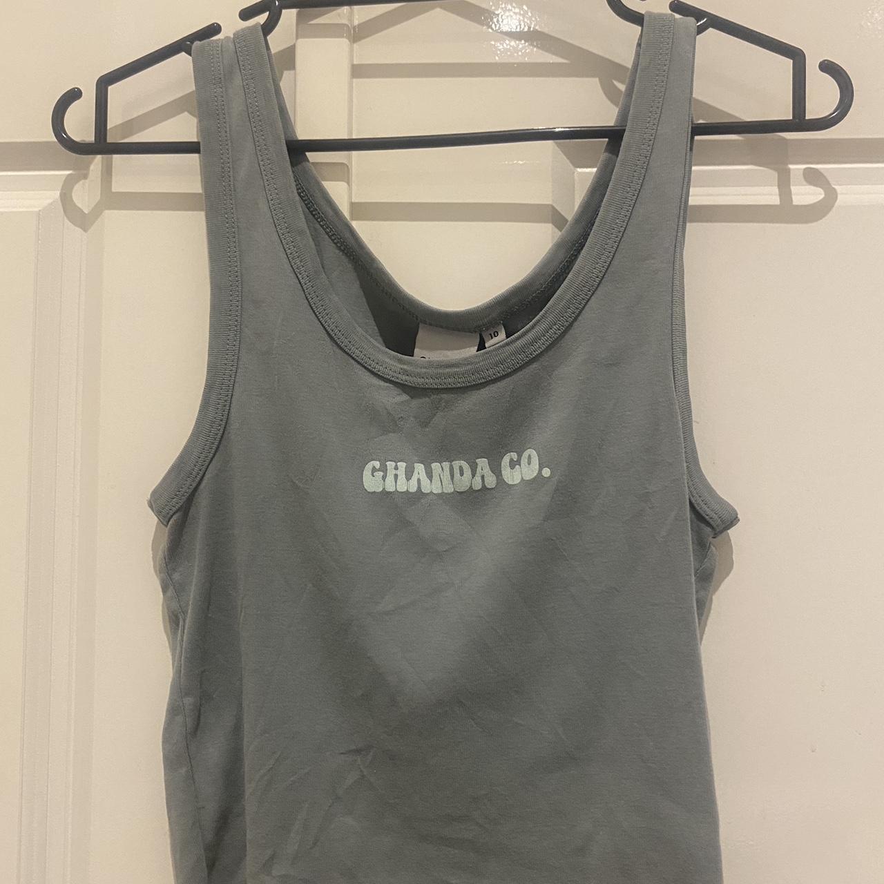 ghanda green crop $10 medium - Depop