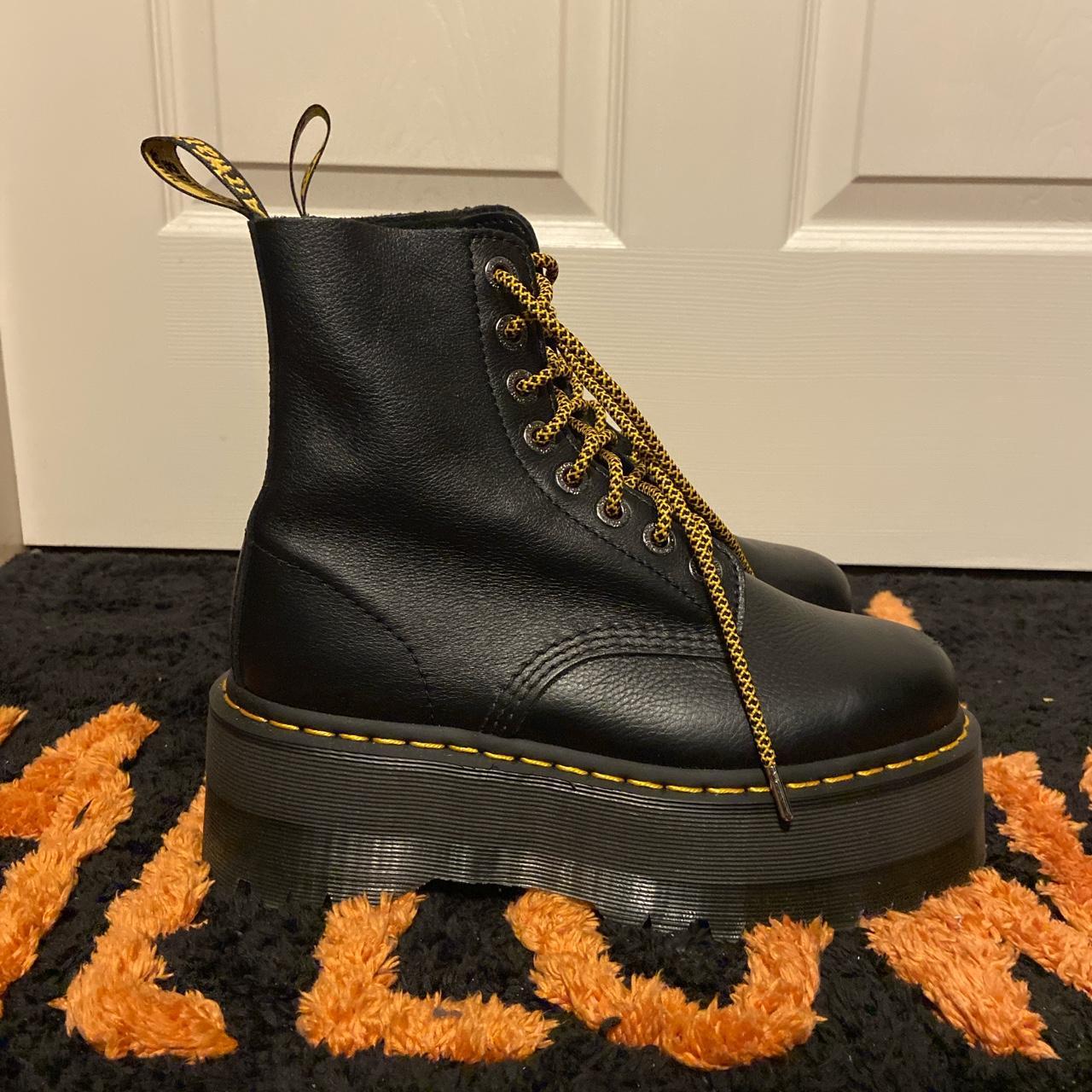 Dr.Martens 1460 PASCAL MAX LEATHER PLATFORM BOOTS... - Depop