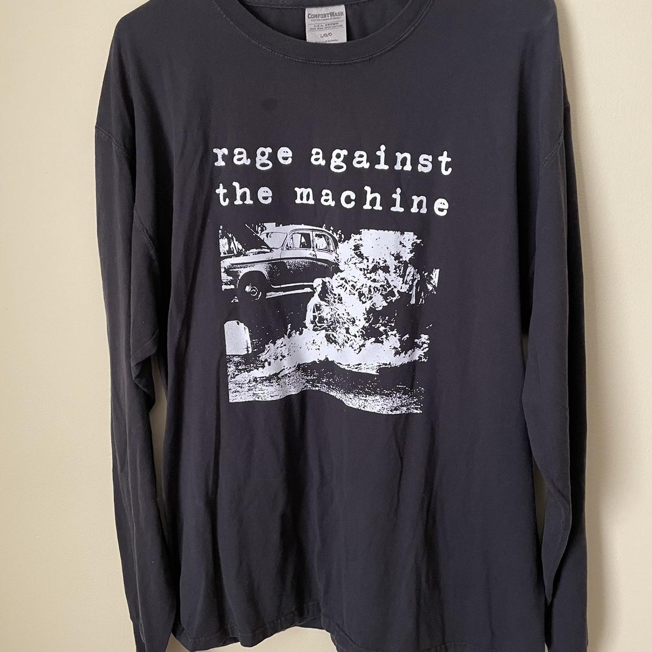 Rage against the machine self titled cover long... - Depop