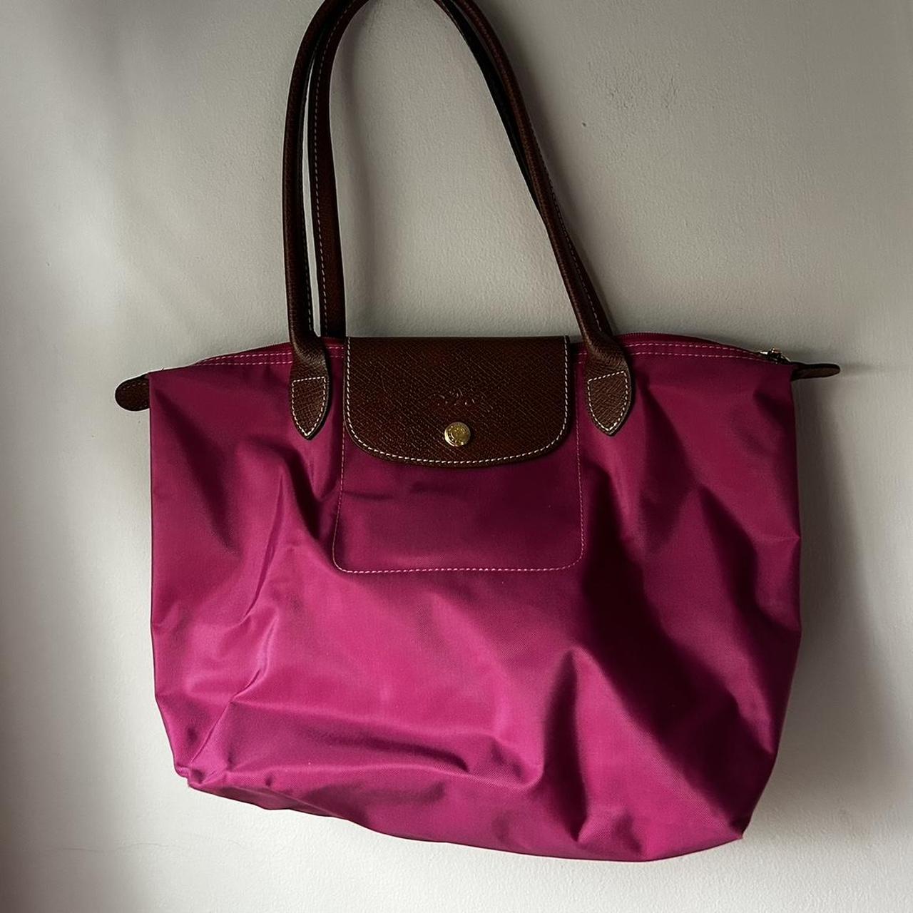 Fuscia Pink Longchamp Le Pliage Le Small - Depop