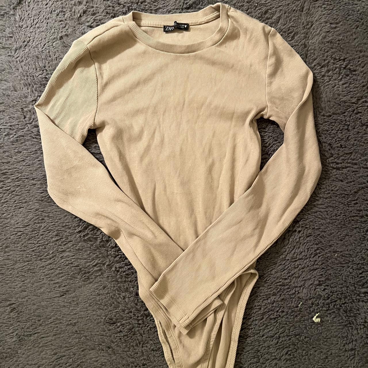 Zara Bodysuit So Comfy And Cute Depop