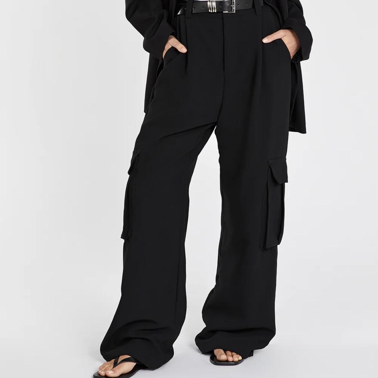 Dissh Willa black cropped cargo pants Size 10 RRP... | Depop