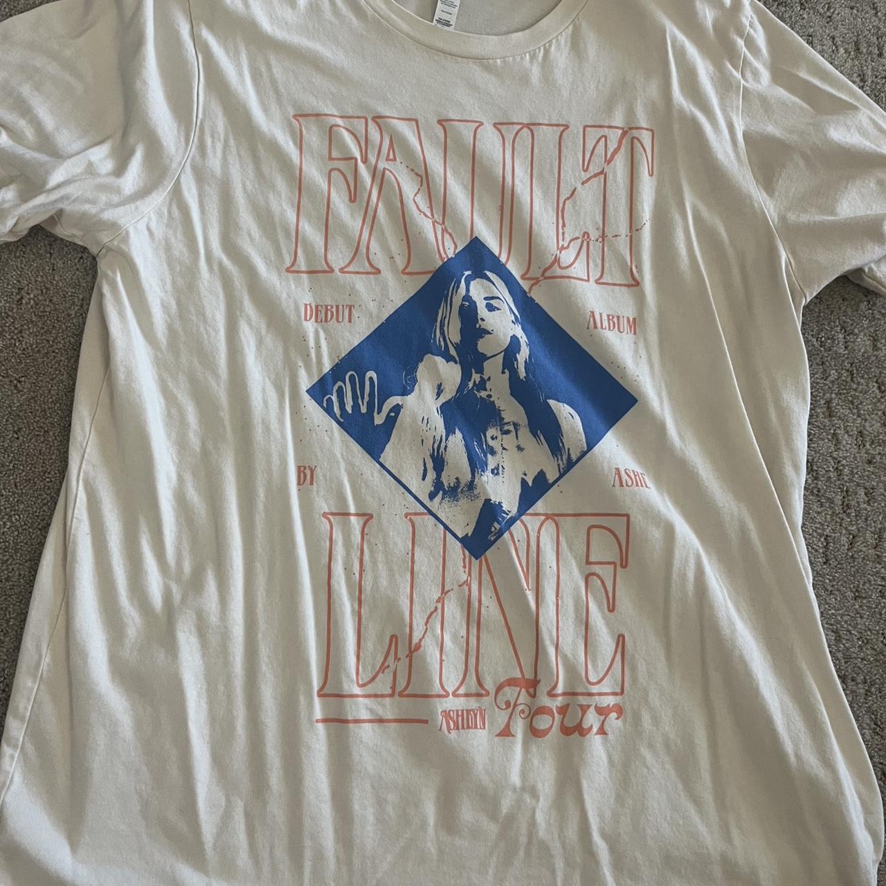 Ashe Fault Line Tour T-Shirt Concert Tee, Tour Merch | Depop