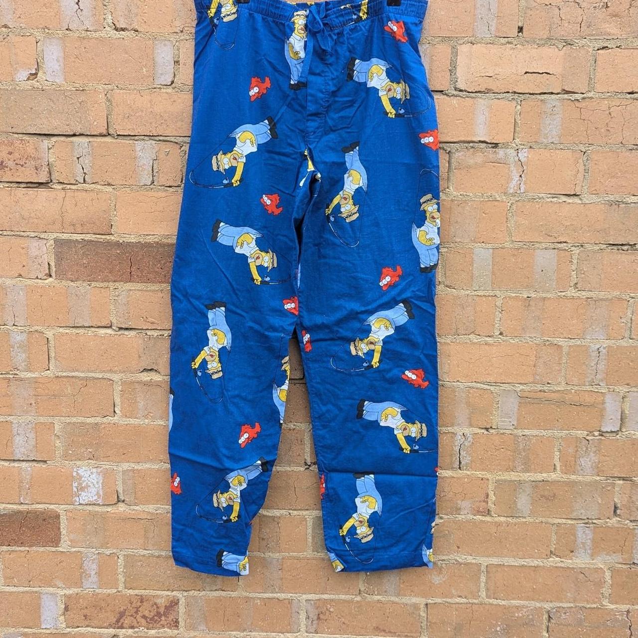 Simpsons pyjama bottoms, says small but more like... - Depop