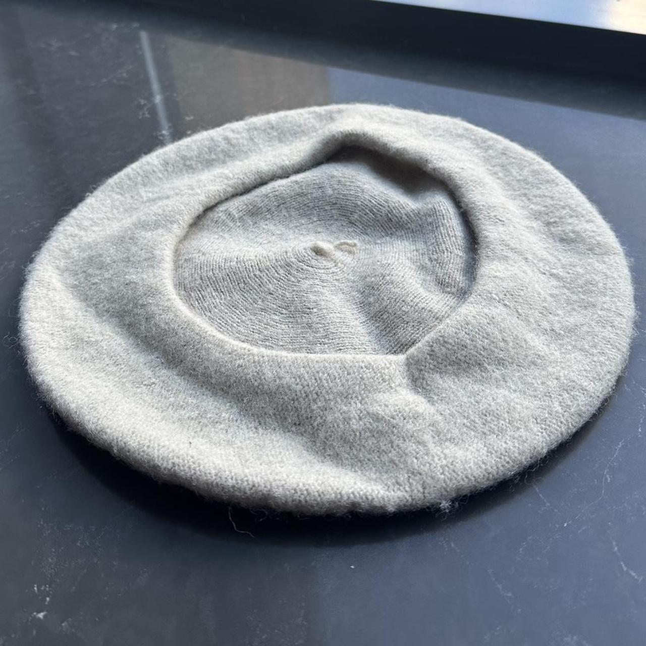 This is the cutest cream color beret to pull... - Depop