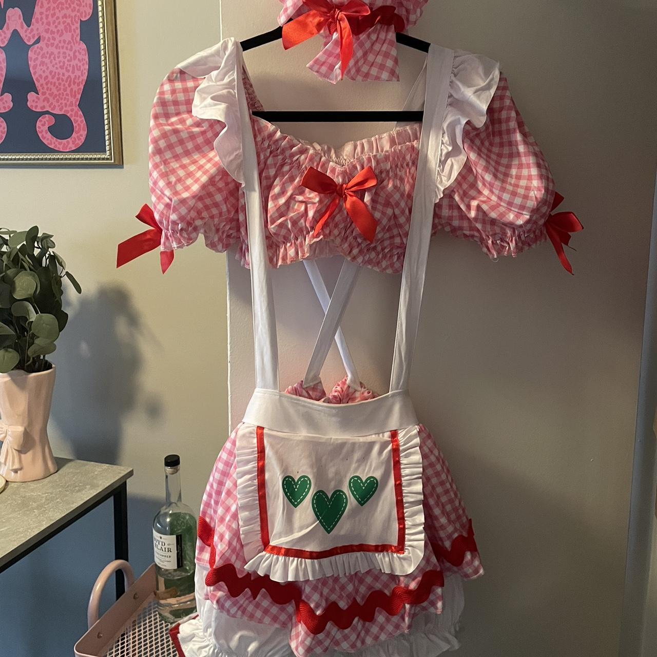 leg avenue strawberry shortcake costume 🍓 size:... - Depop