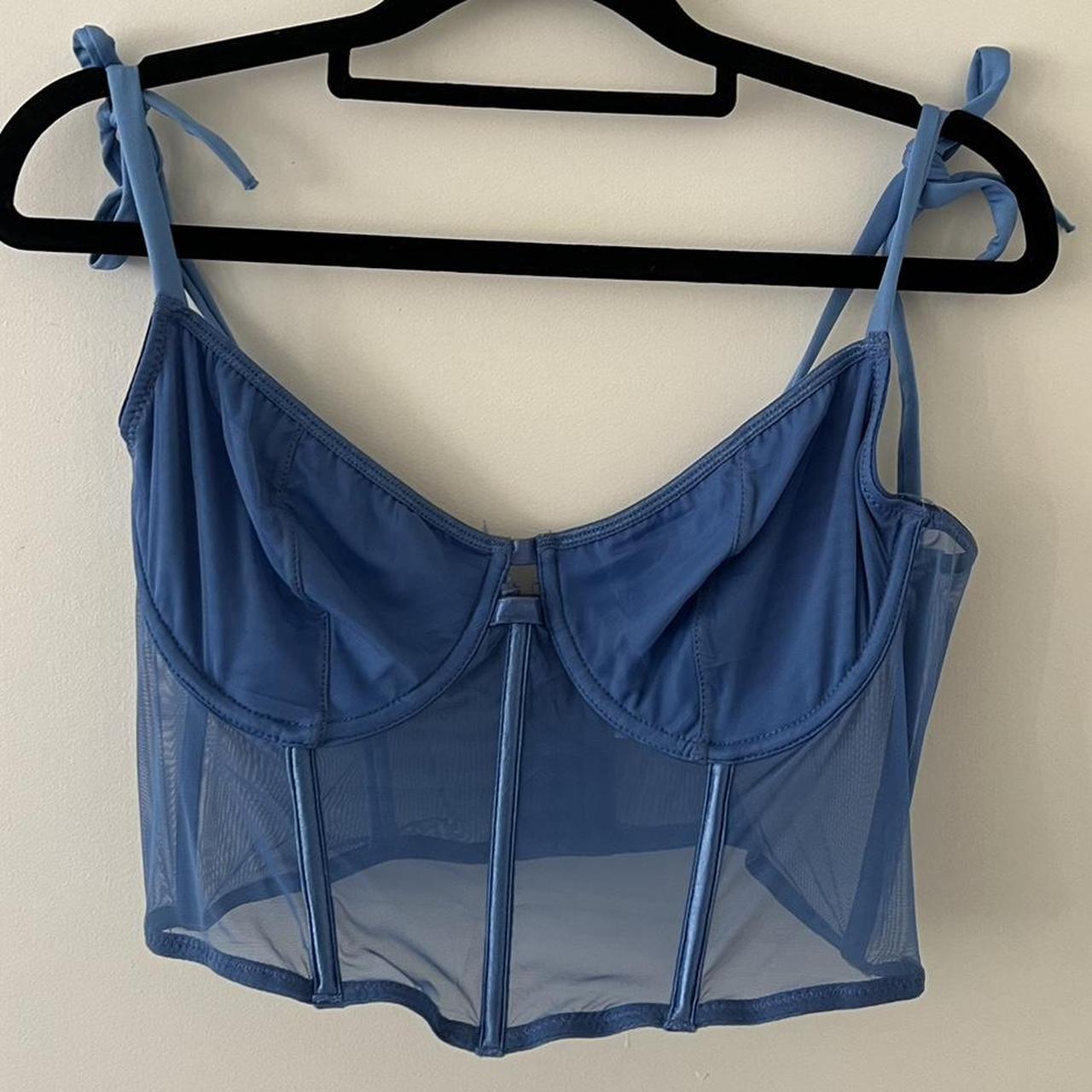Kat the label - corset top - adjustable straps -... - Depop