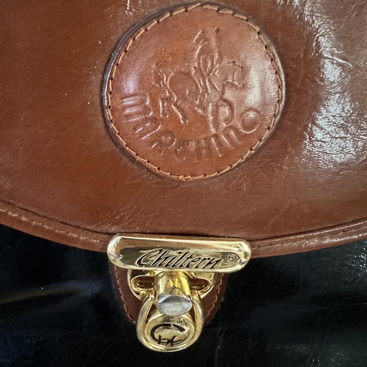 marchino vintage italian leather shoulder bag... - Depop