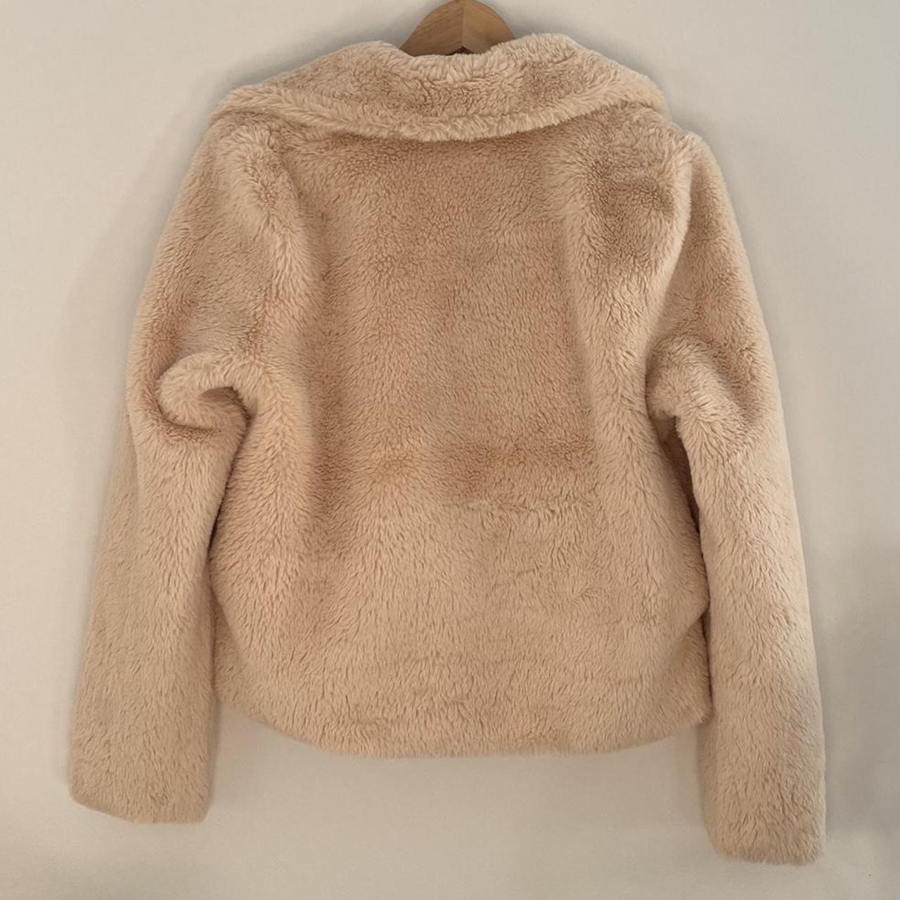 Faux fur jacket - Soft Dotti jacket with pockets... - Depop