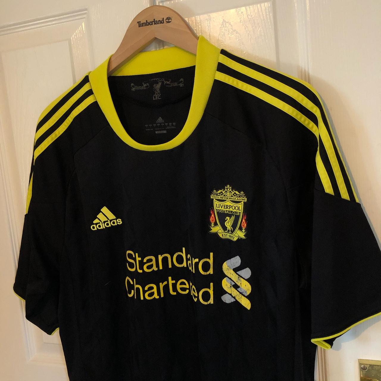 Mens black Liverpool 3rd kit shirt from 2010/11... - Depop