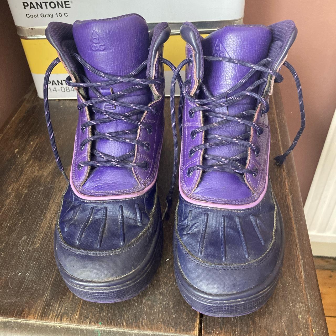 Nike ACG platform high top moonboot dunk vintage... - Depop