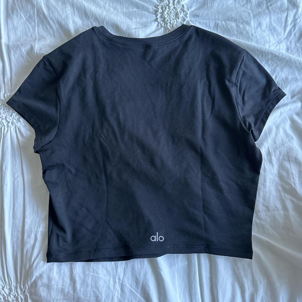 Alo cropped cotton shirt - Depop