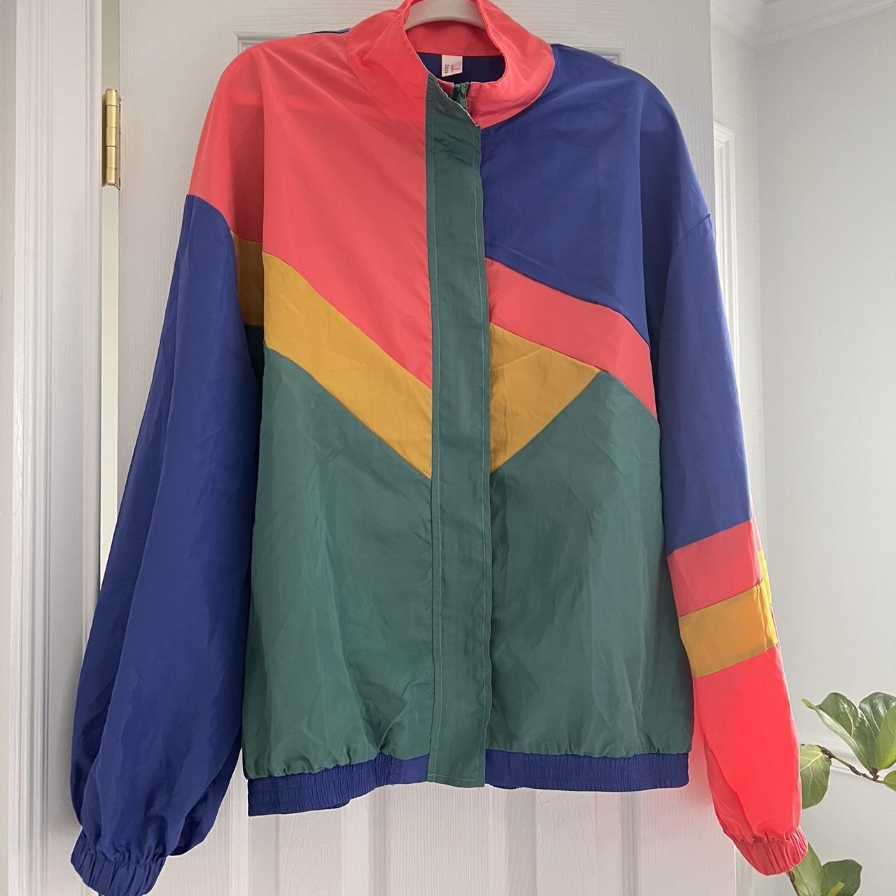Fun multicolored windbreaker - Depop