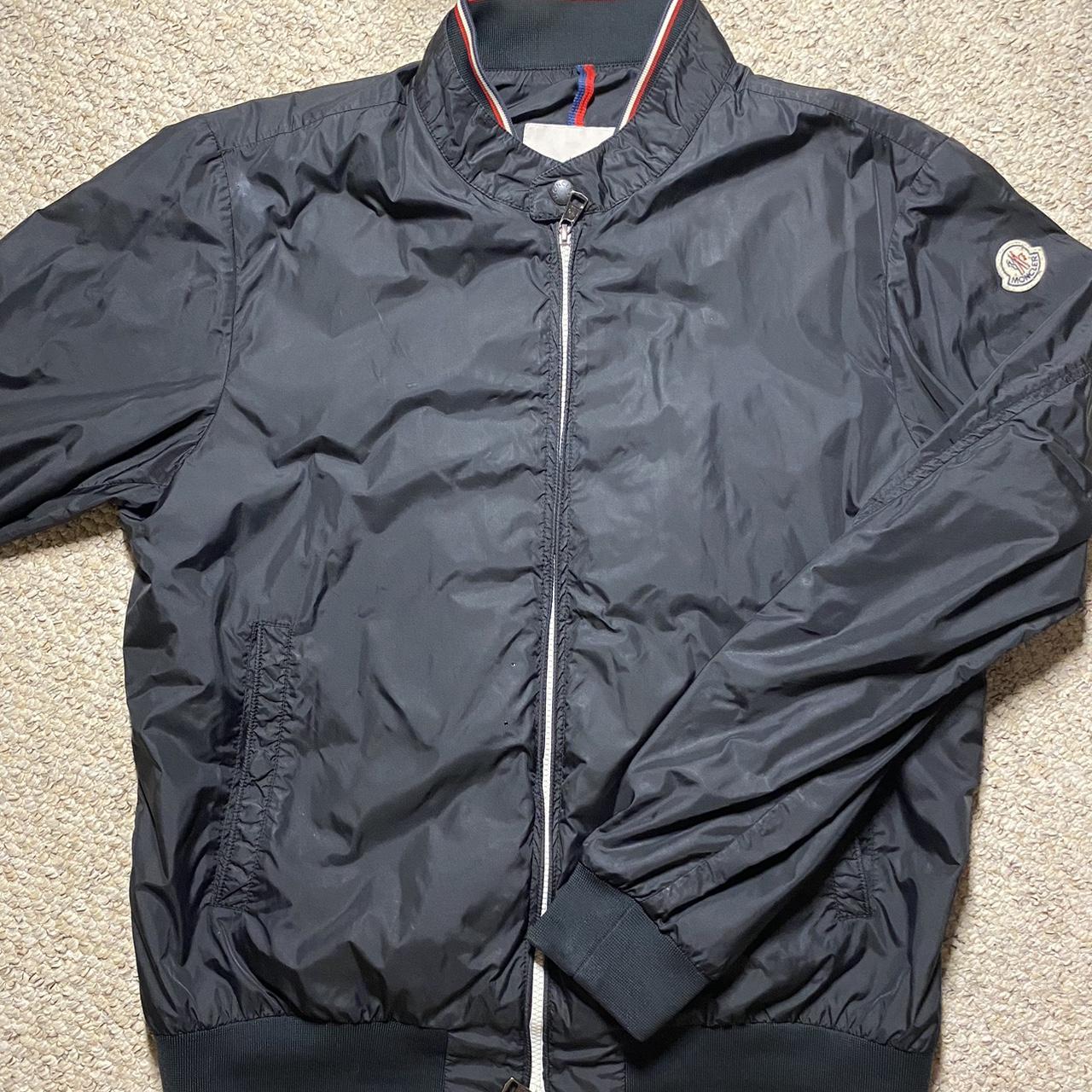 MONCLER WINDBREAKER // MEN’S MEDIUM // BLACK // RRP... - Depop