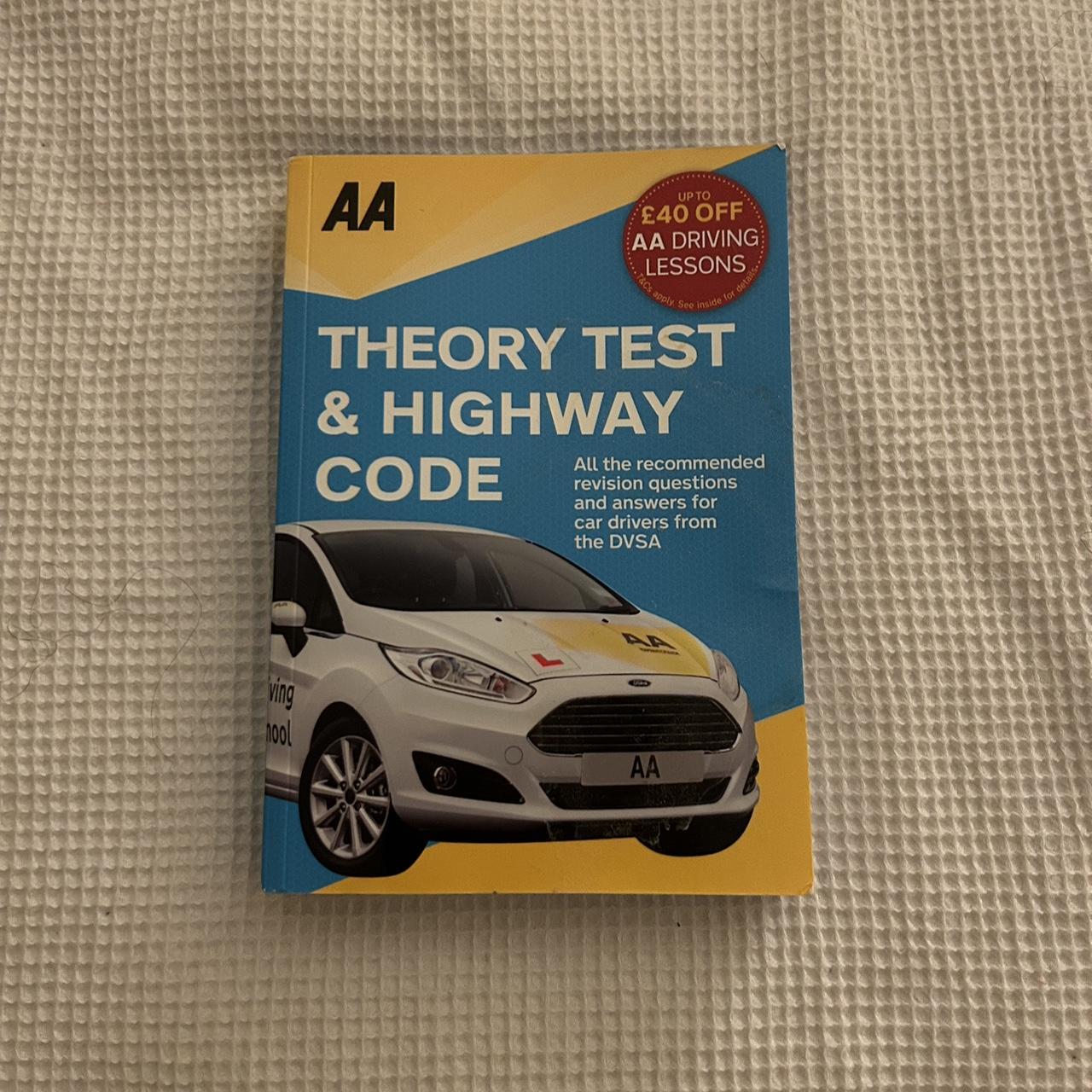 aa theory test & highway code revision book -free... - Depop