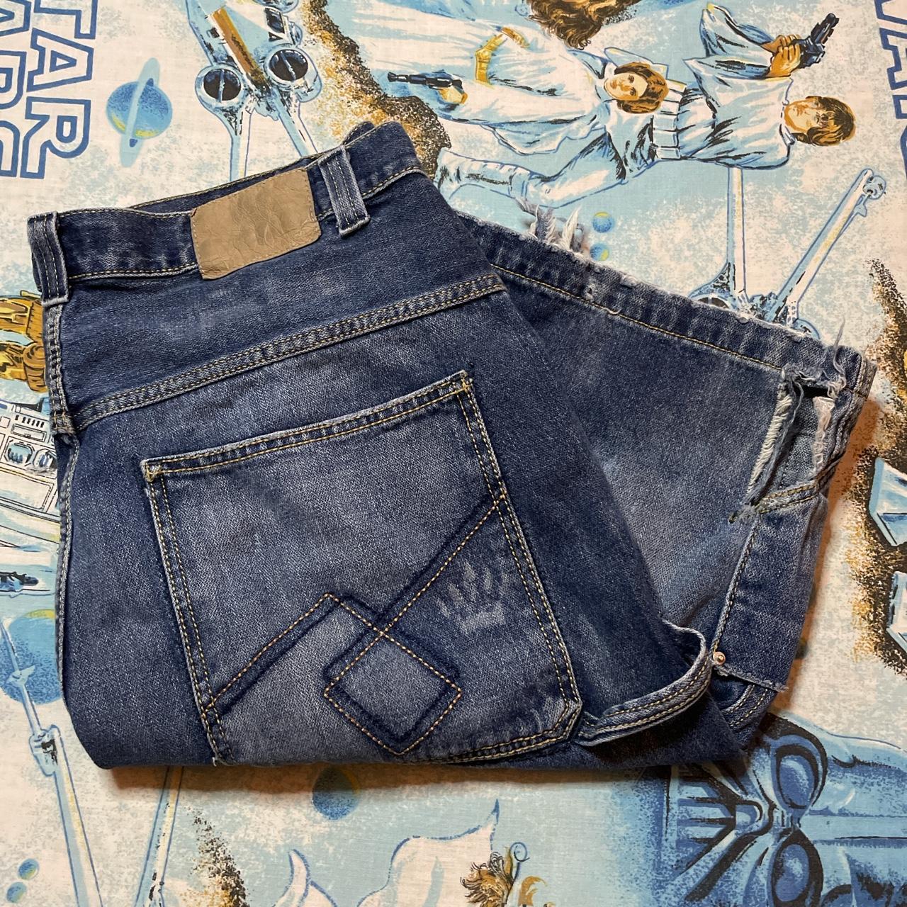 Vintage Y2K Distressed JNCO Premium Denim Jean... - Depop