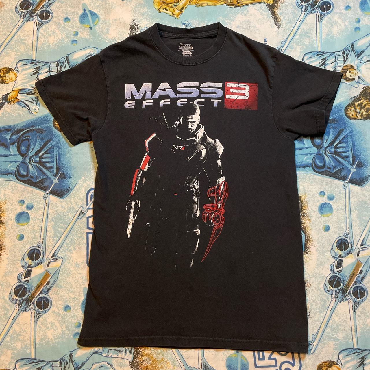 MASS Effect 3 Video Game Promo T-shirt! Small stain... - Depop