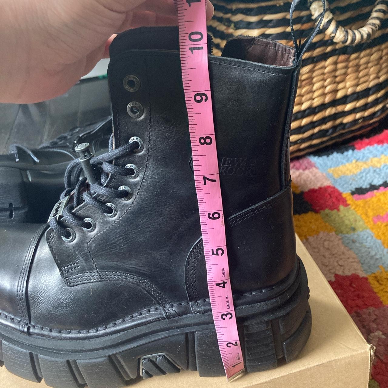 New Rock Women's Black Boots | Depop