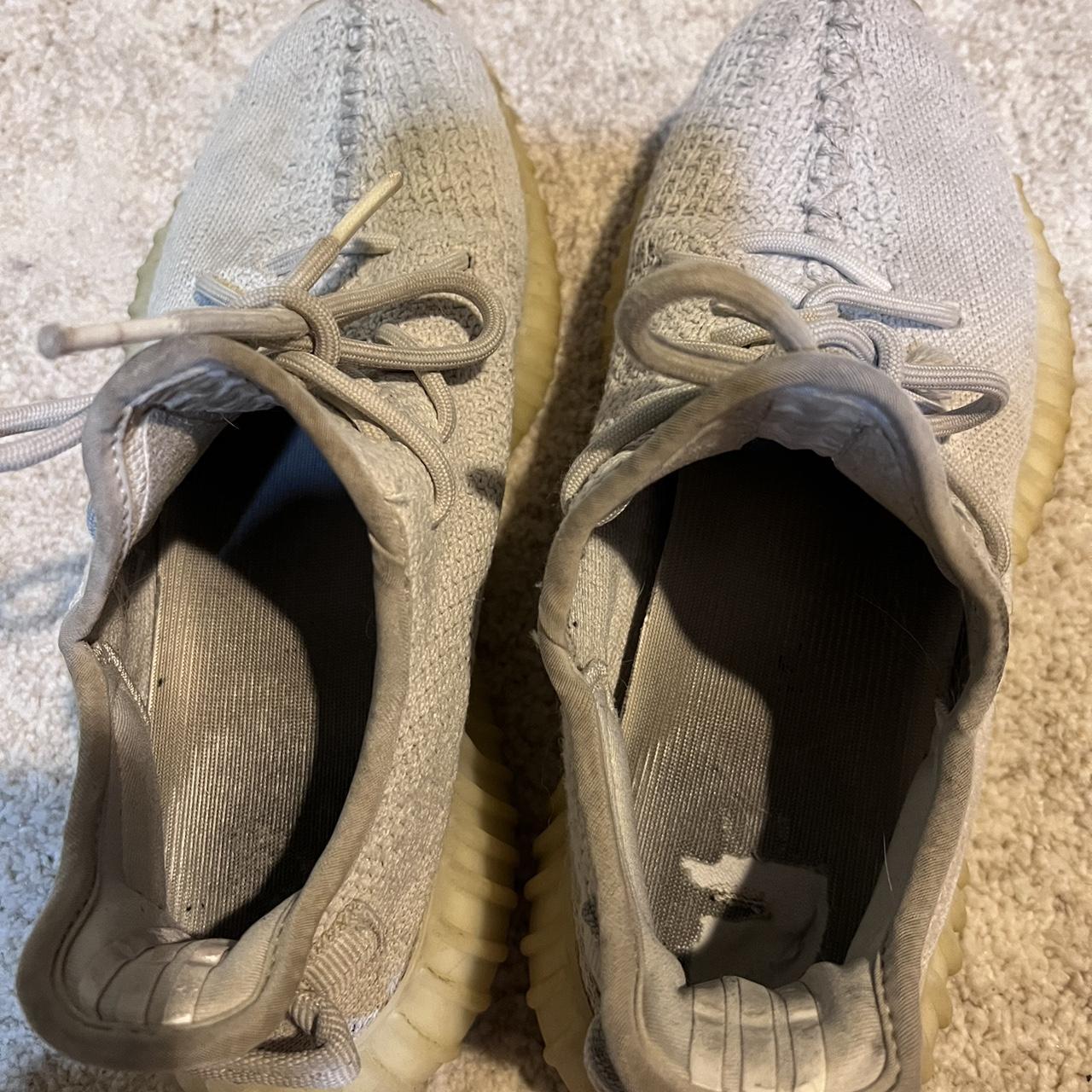 Yeezys heavily worn originally $400 selling for... - Depop