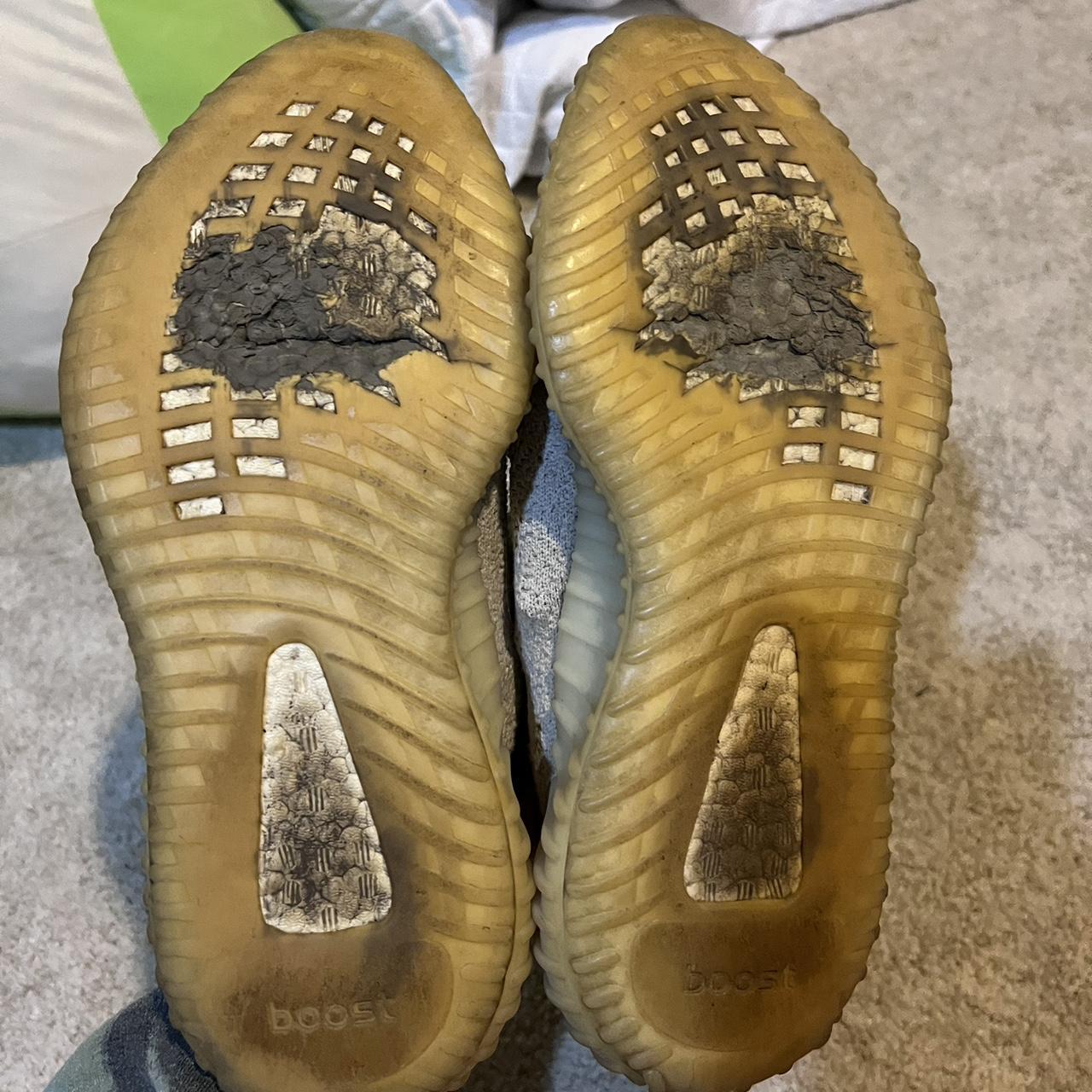 Yeezys heavily worn originally $400 selling for... - Depop