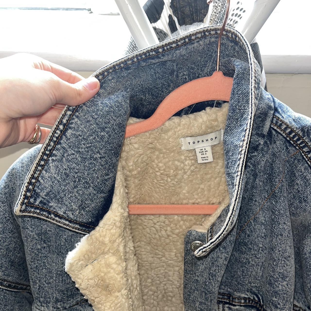 Oversized warm/summery jean jacket, size 6 but it is... - Depop