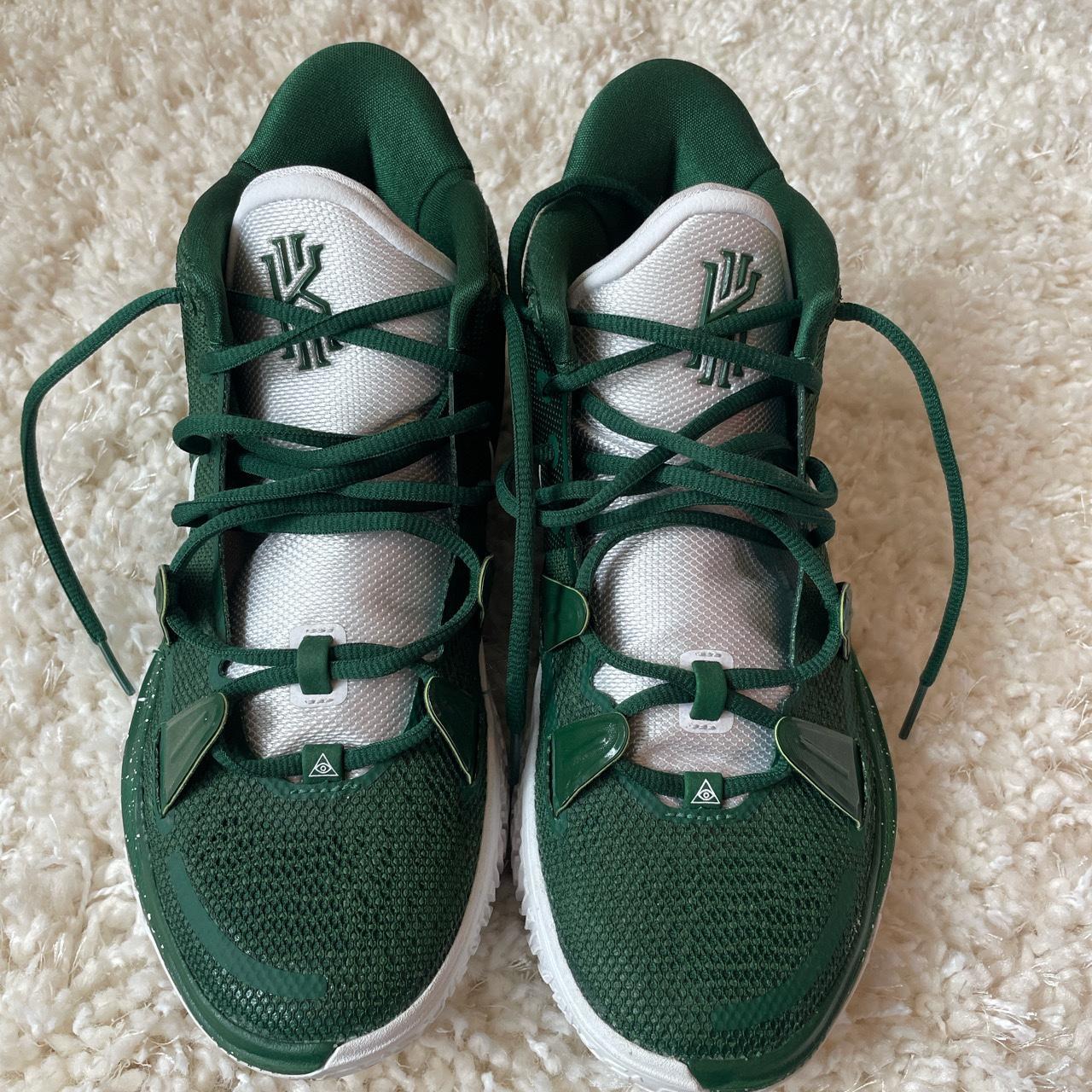 Green and white Nike Kyrie 7 - Depop