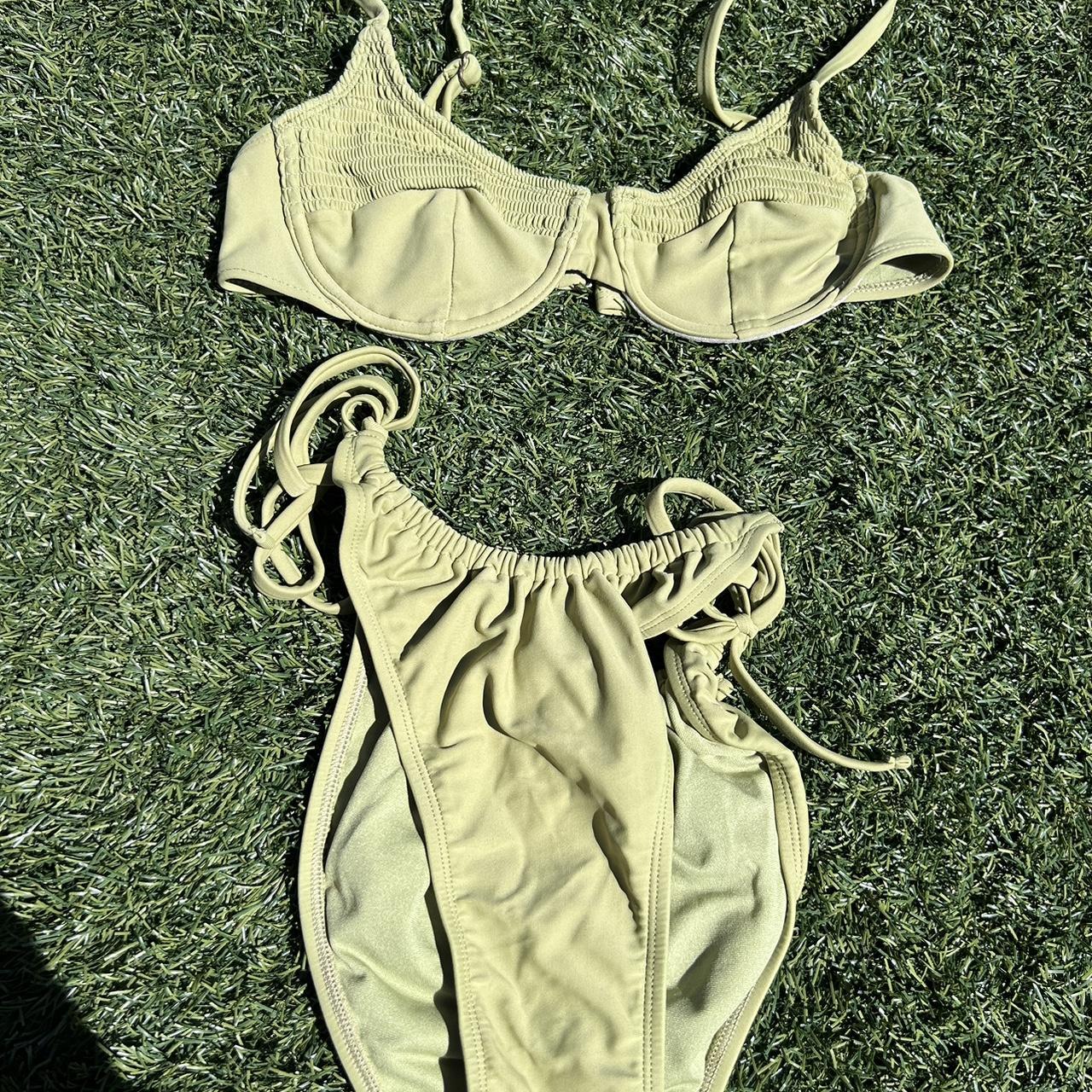 Super Cute Sage Green Bikini 👙 Top Is Medium Depop