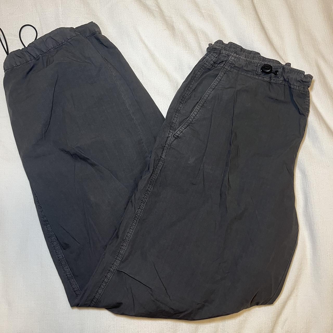 Garage Paxton Parachute Pants in Blackened... - Depop