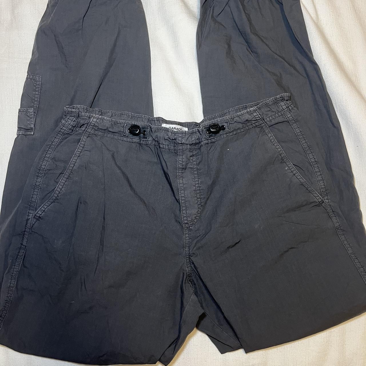 Garage Paxton Parachute Pants in Blackened... - Depop