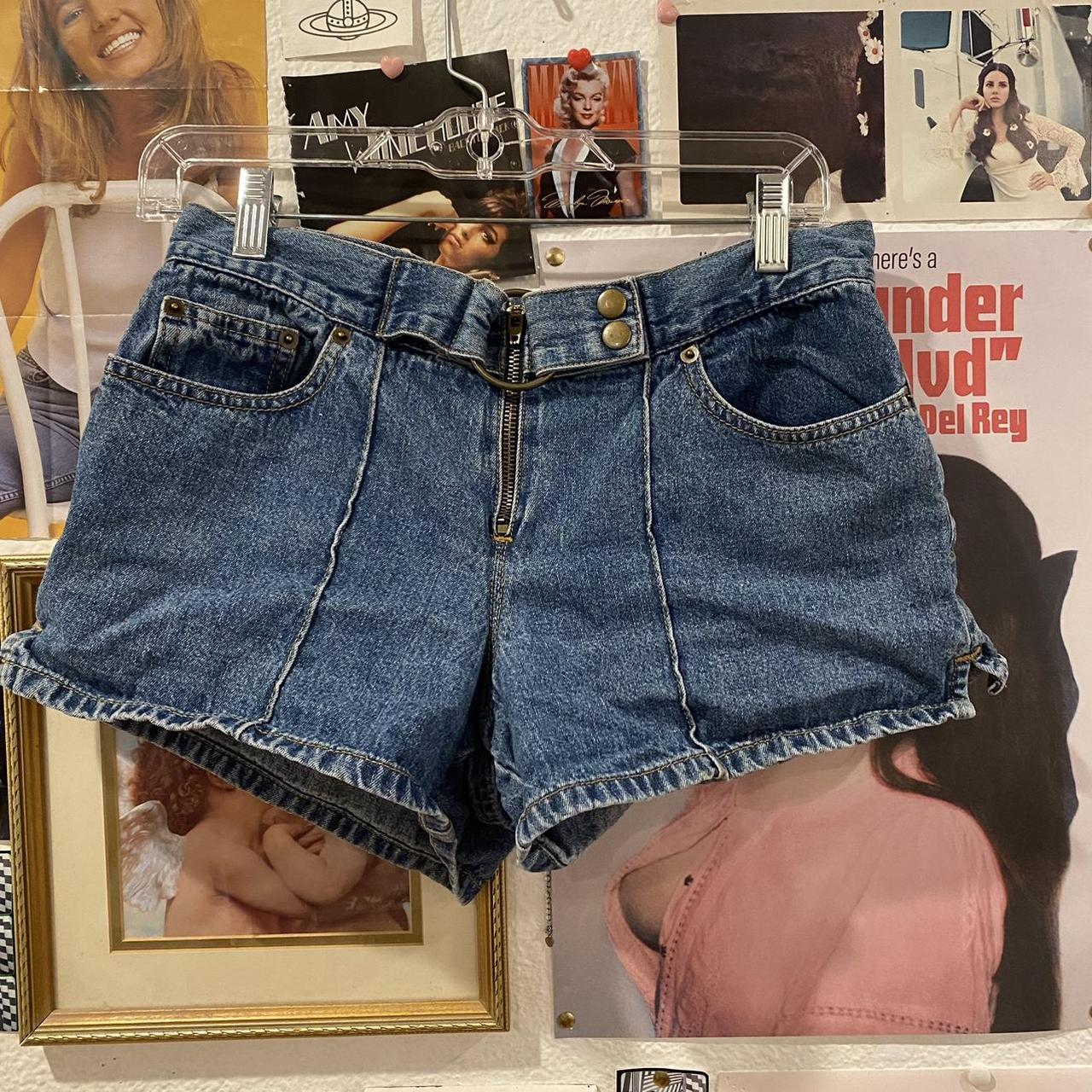 super cute BeBop shorts!! high rise with a cute... - Depop