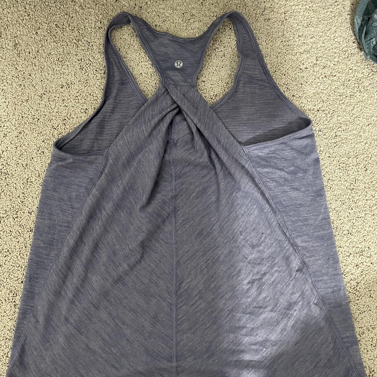 Light blue lululemon tank Size 4 or 6 - tag is... - Depop