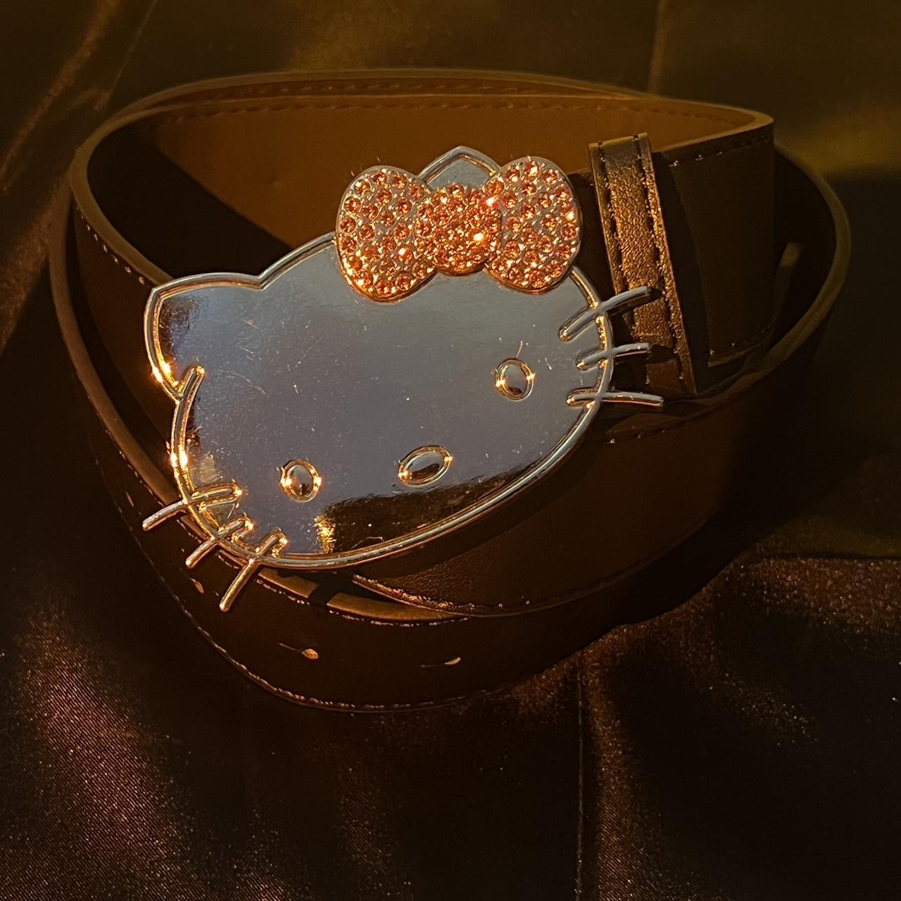 super cute black hello kitty belt ! ༊*·˚ - 105... - Depop